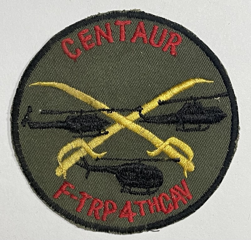 AIR CAV F-TROOP 4TH CAV PATCH (97) – The Dog Tag